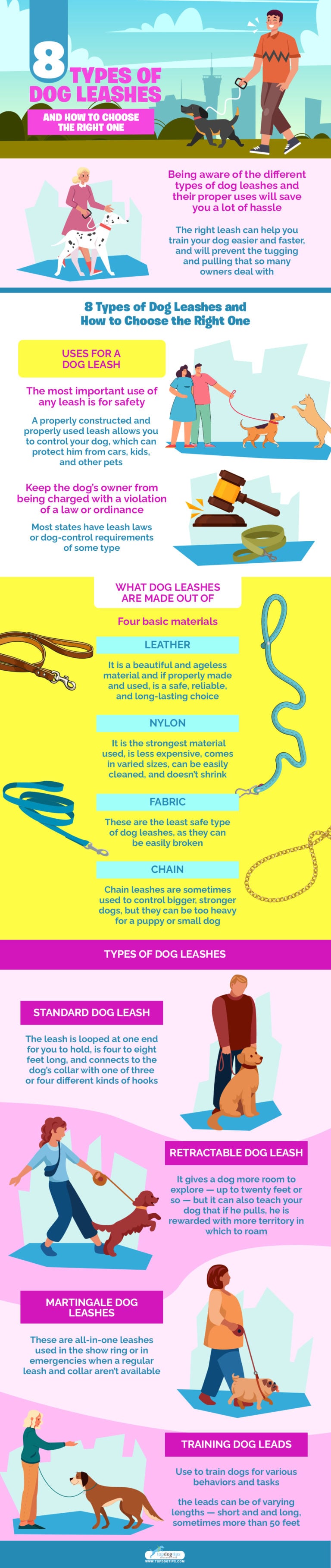 8 Types of Dog Leashes and How to Choose the Right One for Your Pet