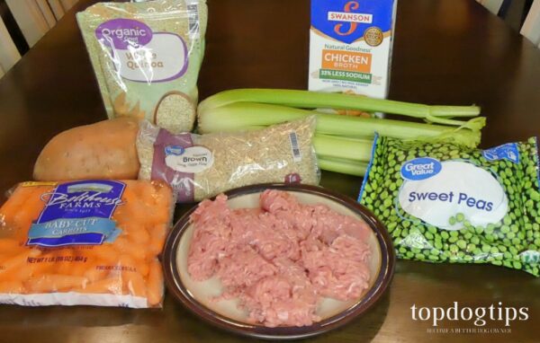 Thanksgiving Dinner for Dogs Recipe with Leftovers
